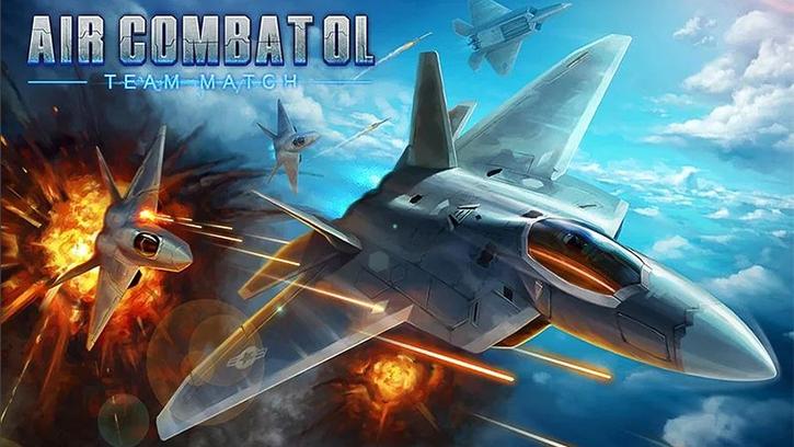 『Air Combat OL: Team Match』直感操作で楽しめるおすすめ新作の戦闘機STG！｜オンラインスマホゲームズーム
